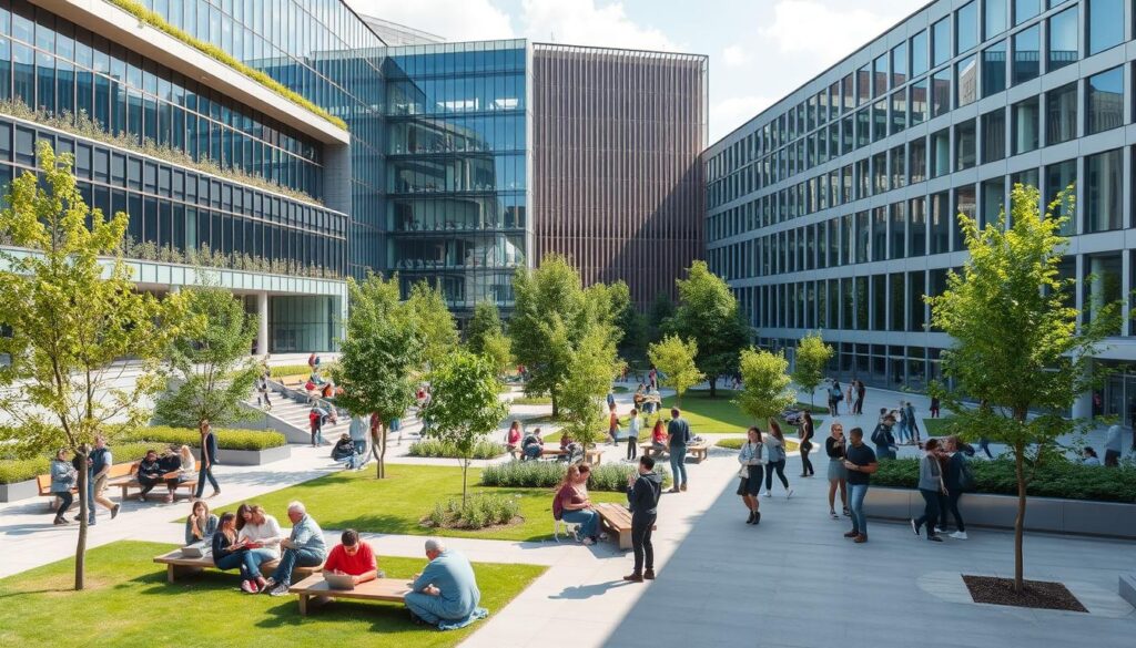 Campus: Gelände einer Hochschule oder Universität